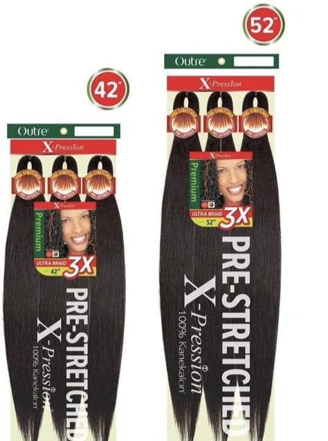 Outre 3X Xpression Pre-Stretched Braiding Hair 42" – Hair Kulture ...